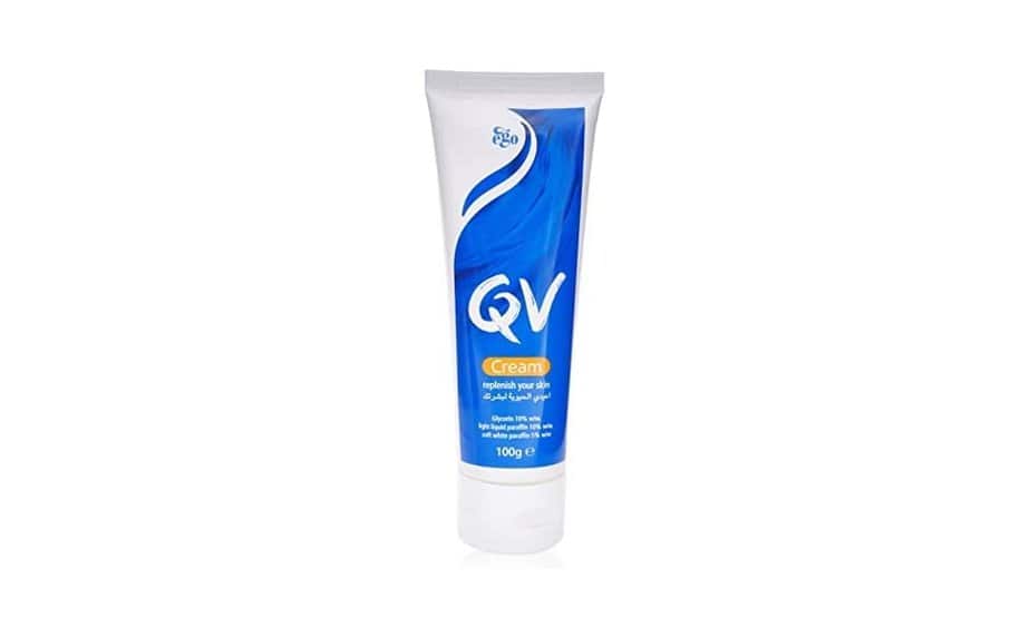 Buy QV Cream 100g for dry and sensitive skin at Shefaa pharmacy.